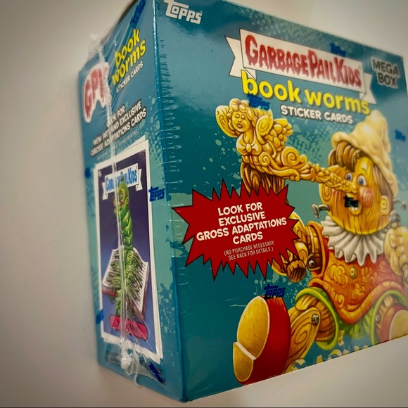 Topps | Toys | Topps Garbage Pail Kids Book Worms Sticker Cards Mega ...